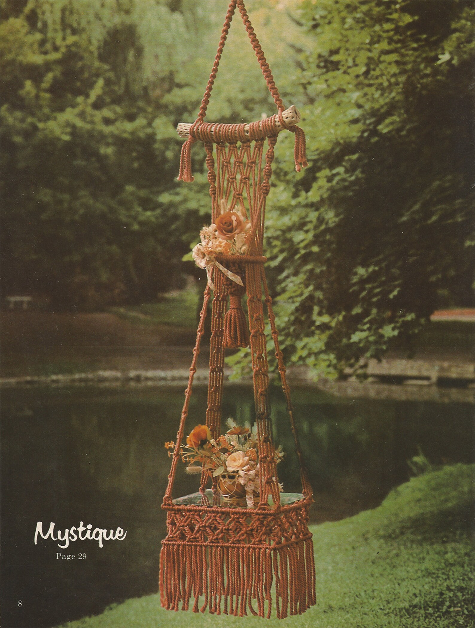 Macrame Elegance IV Vintage Macrame Magazine Digital - Etsy