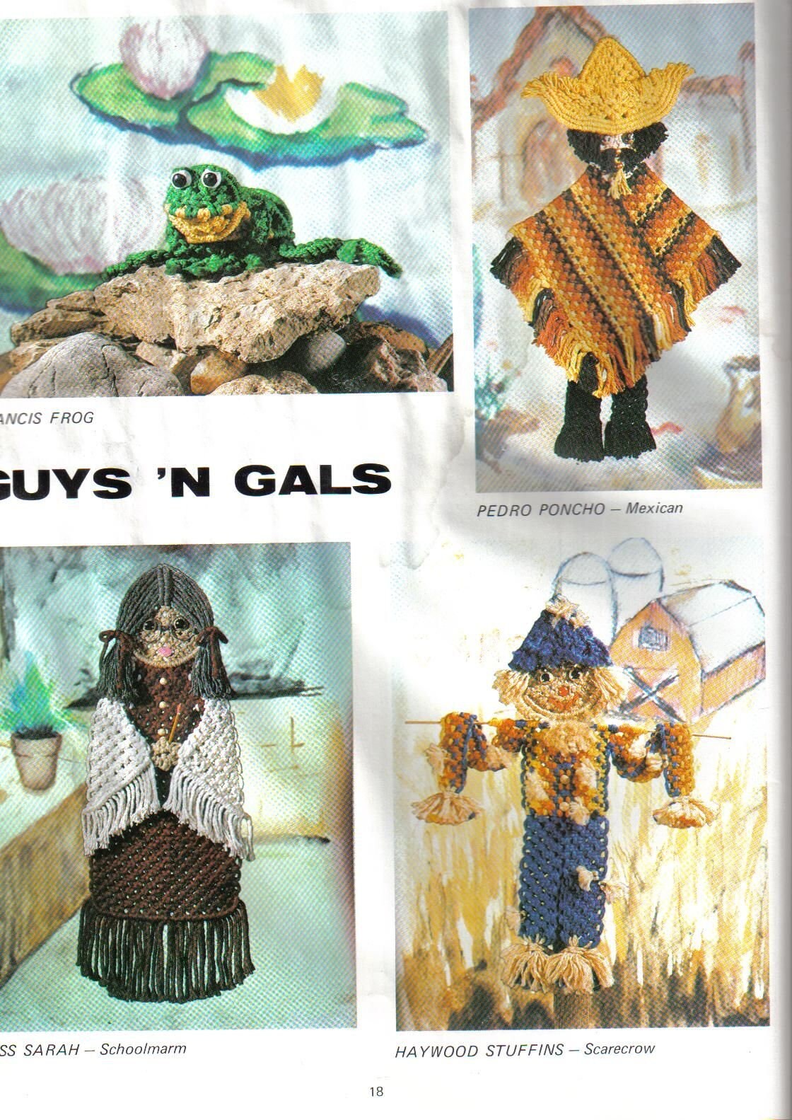 Macrame Guys 'N Gals Vintage Macrame Book Digital Download in PDF ...