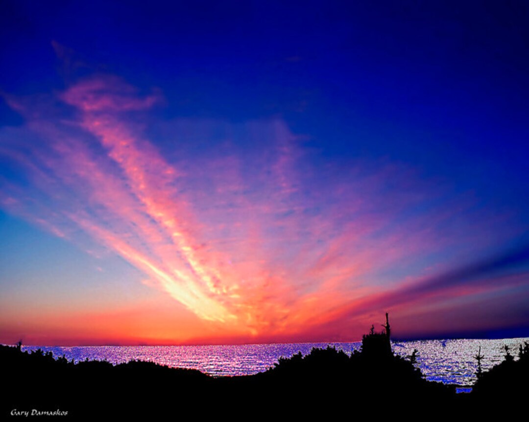 Exploding Sunset 8x10/11x14/16x20 Photo Print Only W/ Paper Options ...