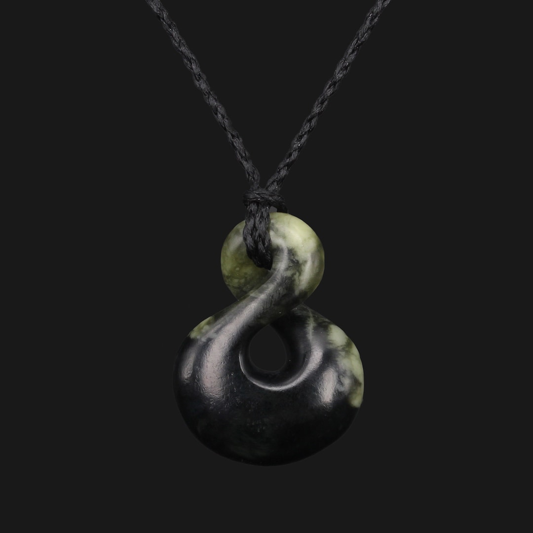Maori Twist Pendant Jade Infinity Necklace Perfect Gift for - Etsy