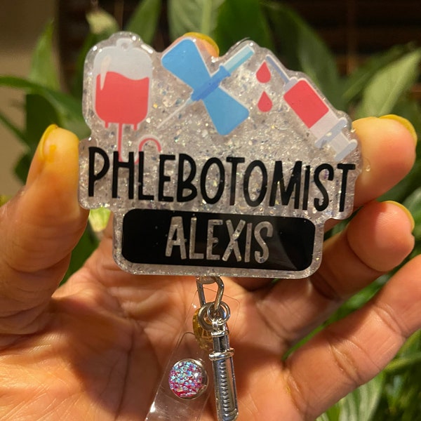 Phlebotomist Badge - Etsy