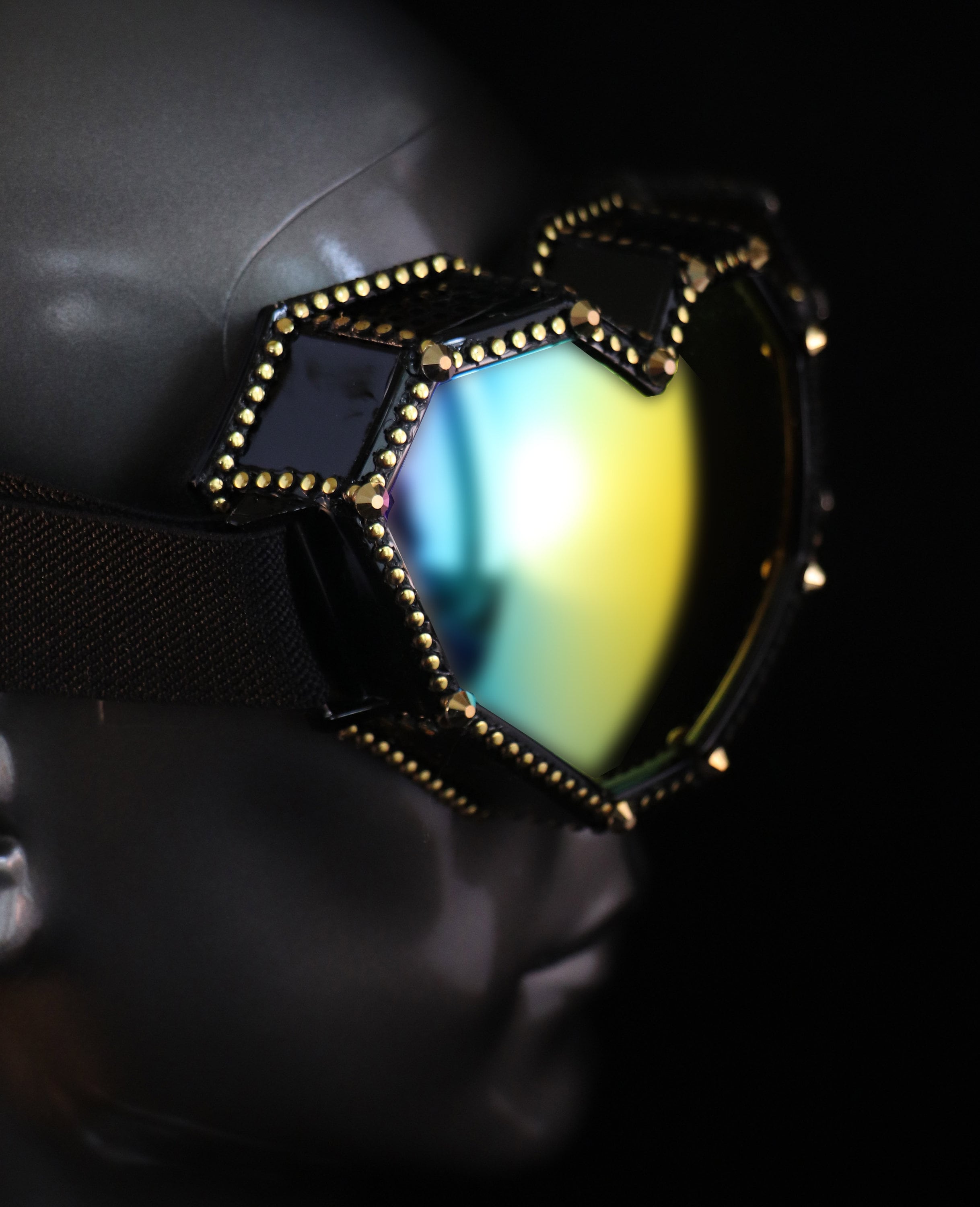 Playa Goggles, 3D Pixel Heart Goggles - Etsy