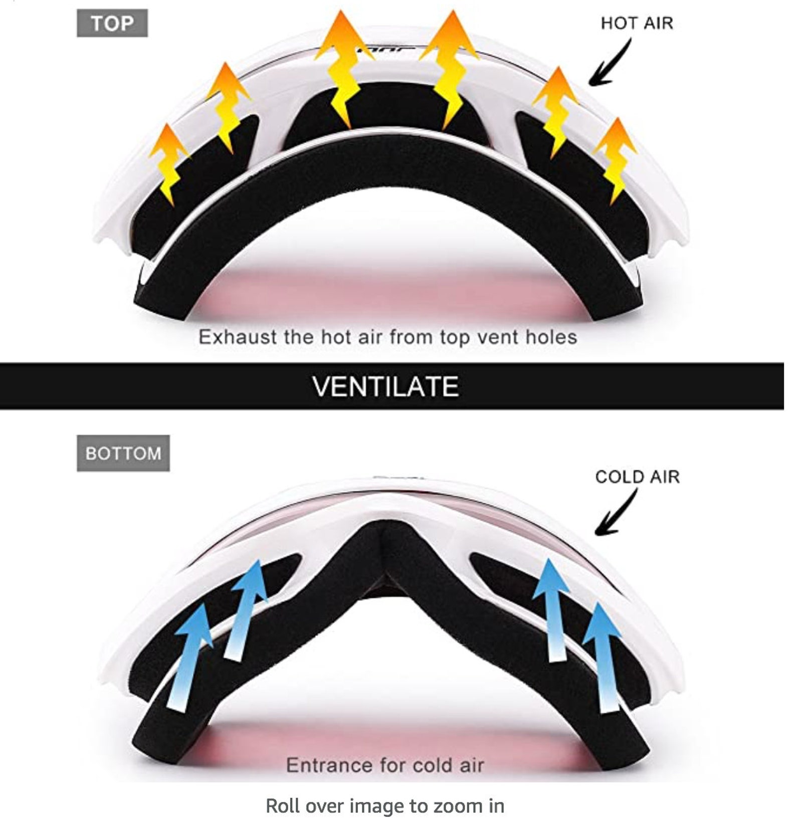 Ski Goggles | White Lightning | Rhinestone Ski/snow Goggles ...