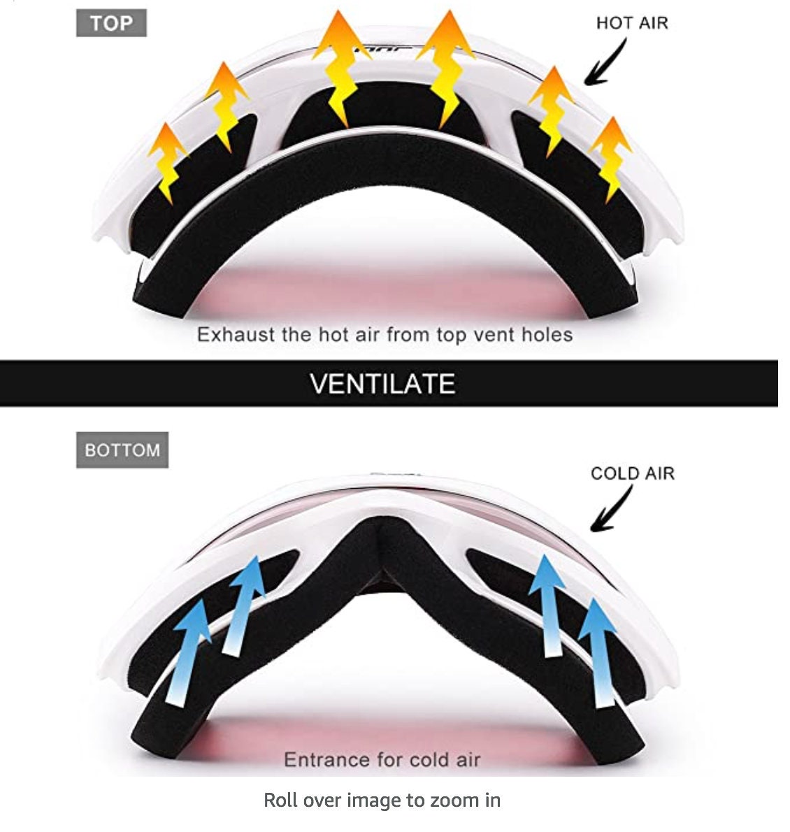 Ski Goggles | White Lightning | Rhinestone Ski/snow Goggles ...
