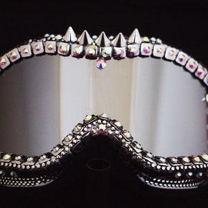 Ski Goggles | White Lightning | Rhinestone Ski/snow Goggles ...