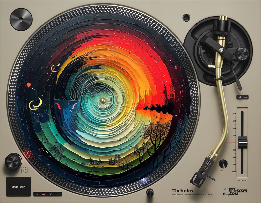 La Sangria Slipmat Chilled Design Dj Turntable Vinyl Record Slip Mat Slipmats Art Drinking ...