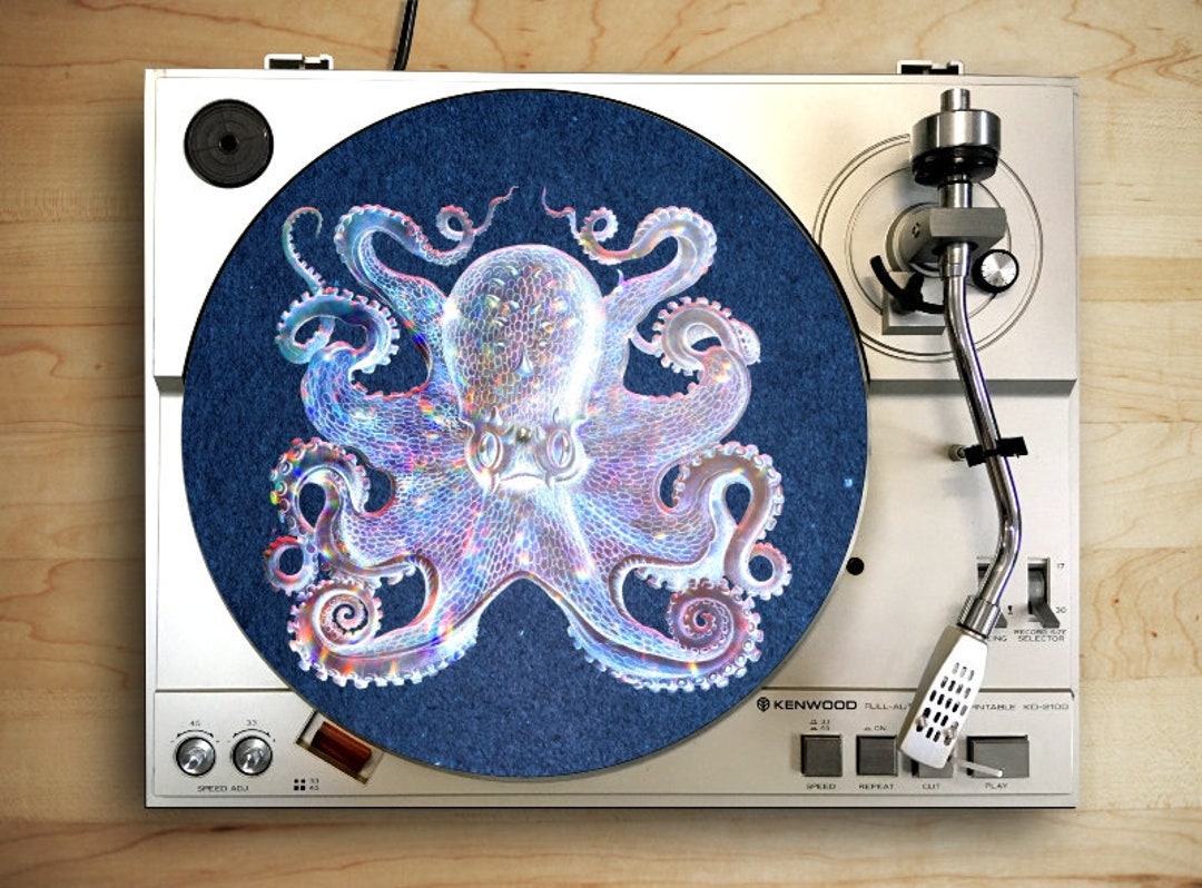 Funky Disco Octopus Slipmat for Your Turntable Vinyl Record Player ...