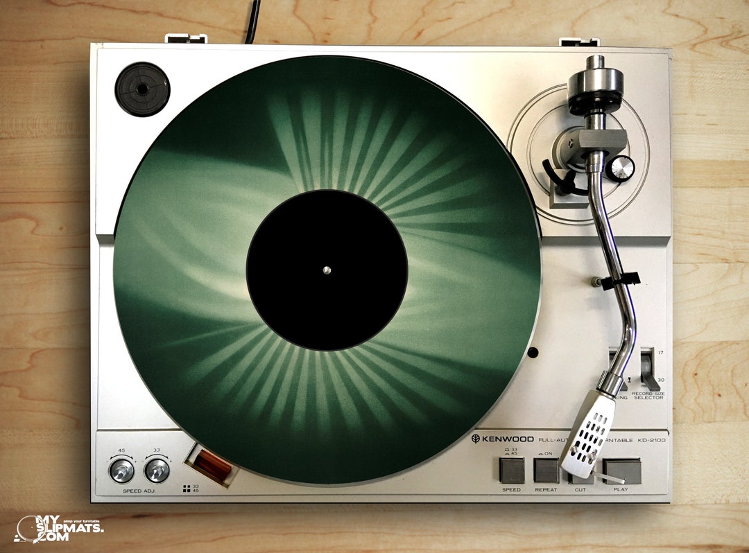 Radiant Slipmat Turntable Vinyl Record Dj Custom Art - Etsy