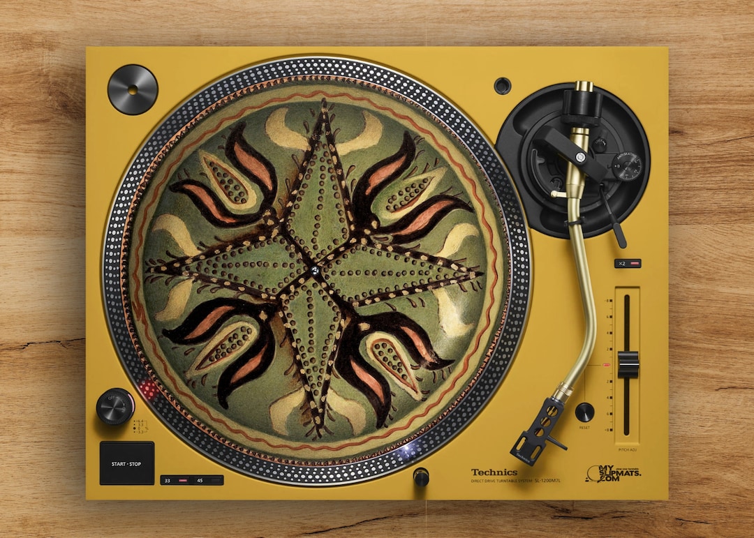 Shield Zulu Nation Slipmat Dj Record Vinyl Turntable Mat Felt Mats for Turntables Recordplayer ...