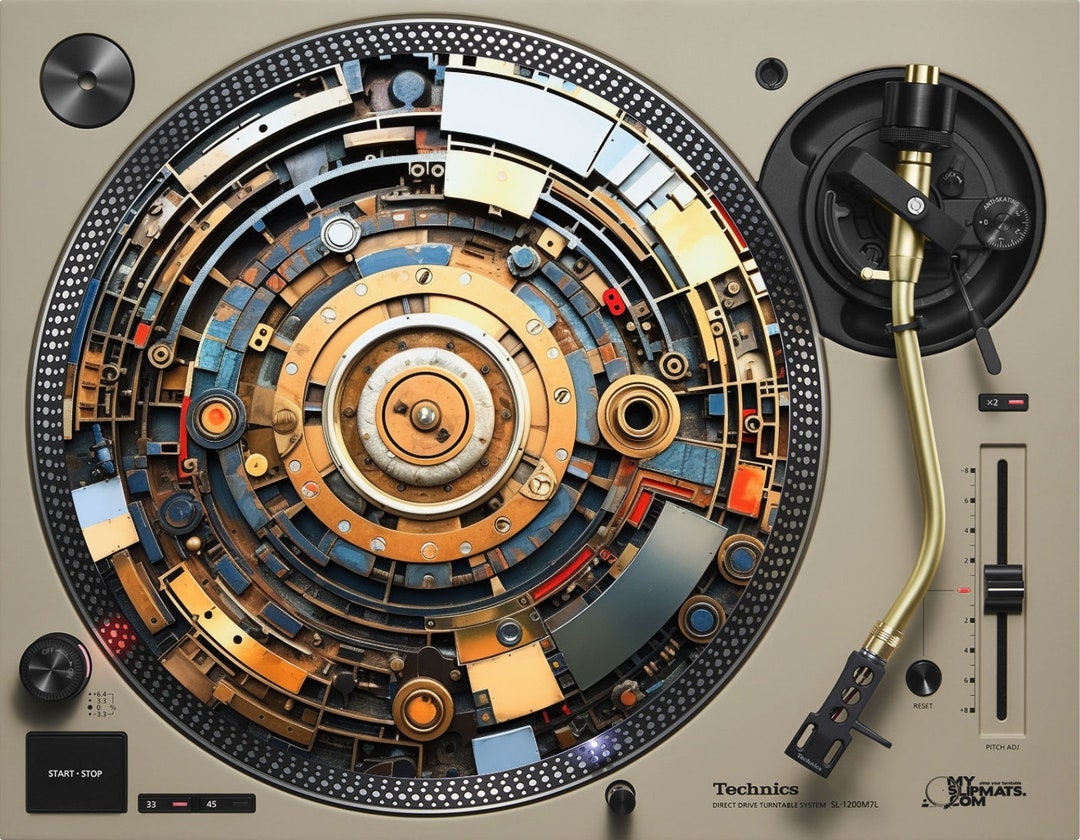 Time Machine Pressed Felt Turntable Slipmat Accesory Vinyl Record ...