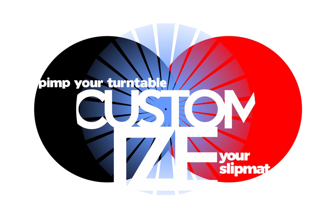 Custom Slipmat Best Quality Full Color Printed With Your Own - Etsy