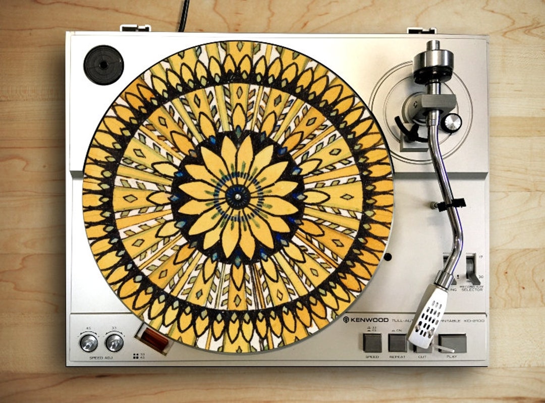 Sunny Sunflower Slipmat for Your Turntable Vinyl Record Player ...