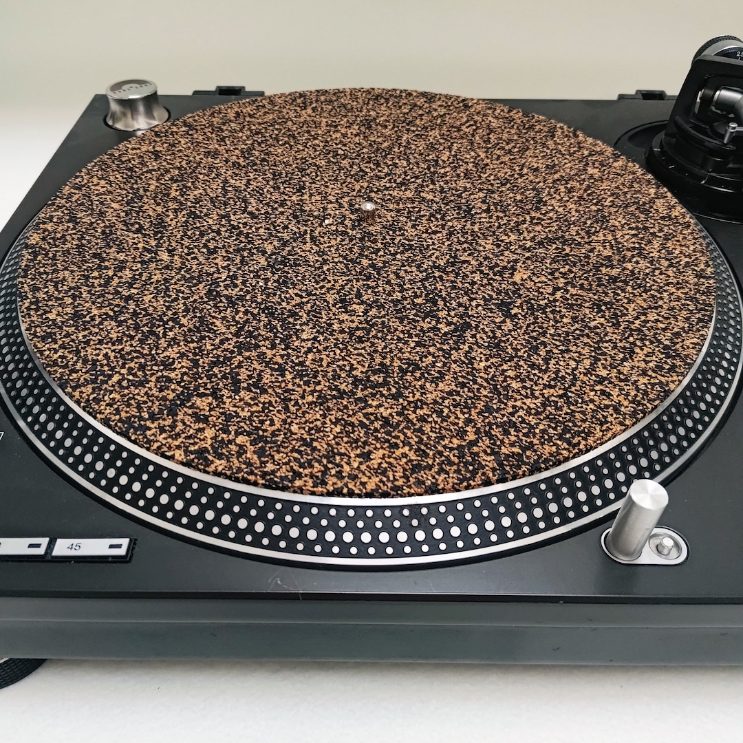 Premium Anti-static Anti-vibration Mixed Cork and Rubber Record Platter ...