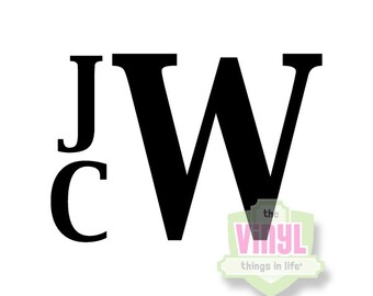 Monogram for men | Etsy