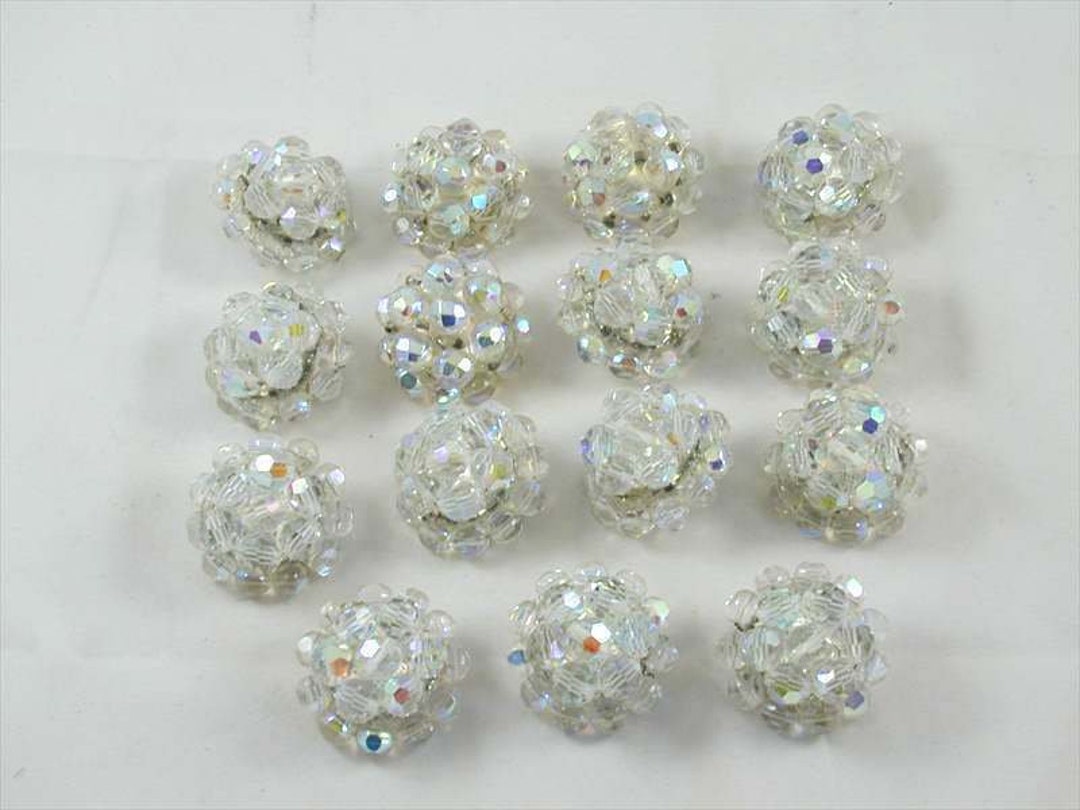 Set of Fifteen Vintage 1930s Shiny Bead Buttons Genuine Carnaby Street ...