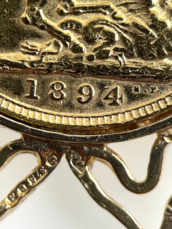 1894 22ct Full Sovereign Queen Victoria in Sunflower … - Gem