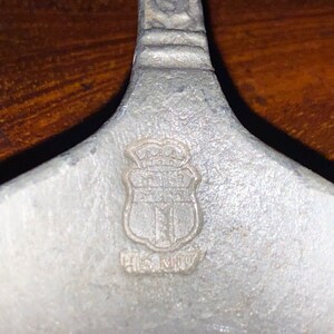 Antique Traditional Dutch Pewter Wedding / Marriage / Pilgrim Spoons ...