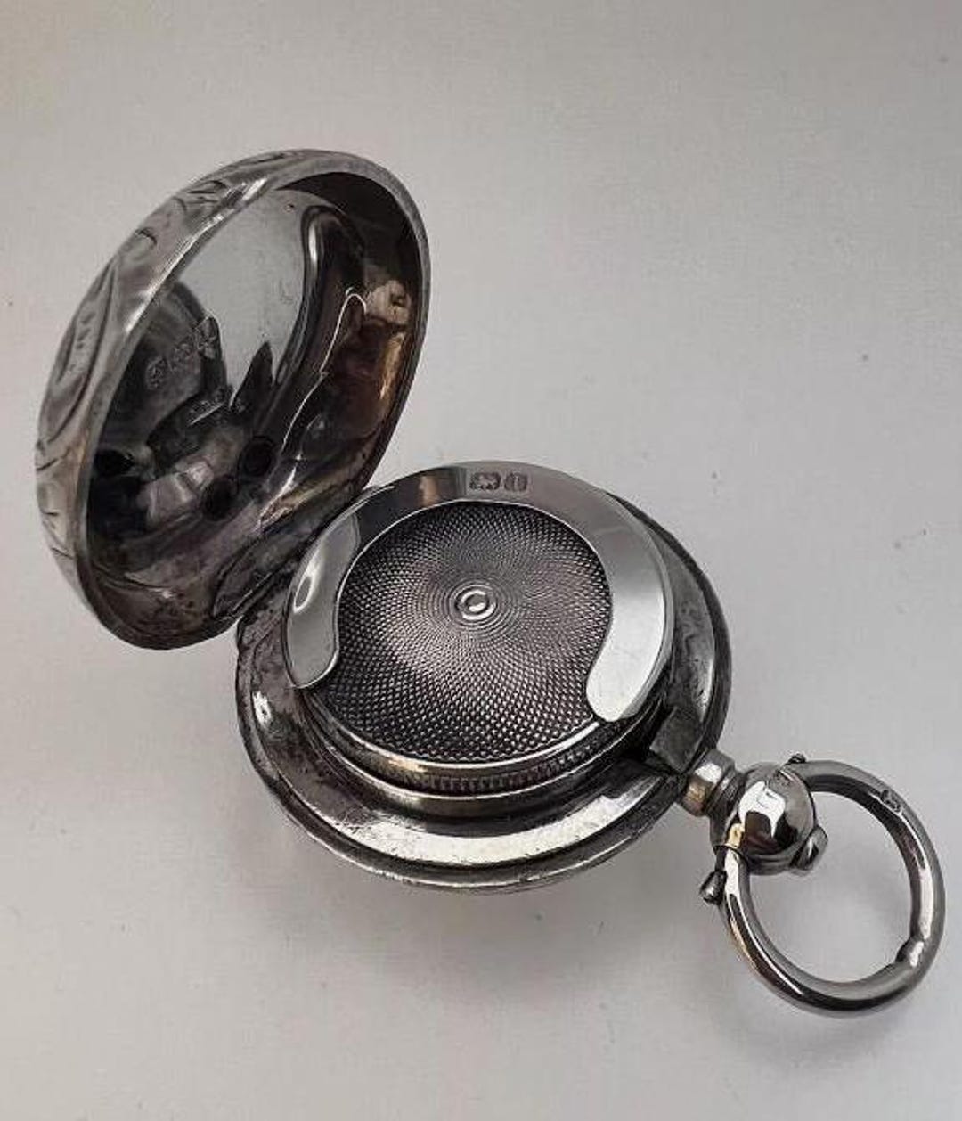 Antique 1908 Edwardian Half Sovereign Case Sprung Coin Holder Pocket ...