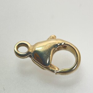 Vintage 9ct Yellow Gold '375' Parrot Trigger Clasp 11.5mm 0.6g ...