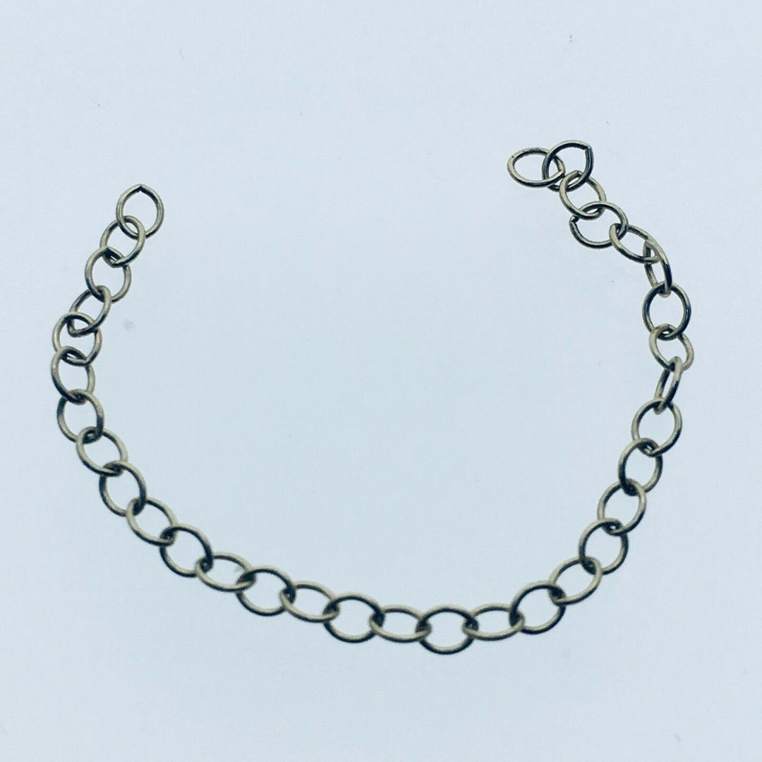 Vintage 9ct Gold Safety Chain Jewellery Repairs 54.5 Mm Long 2 Mm Wide ...