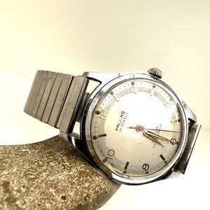 Vintage Pallas Incabloc Antimagnetic Stainless Steel Wrist Watch ...