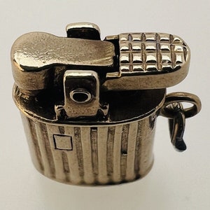 Vintage 9ct Yellow Gold Lighter Unusual Charm 3.7g 15.5 X13.6 X6.3mm - Etsy