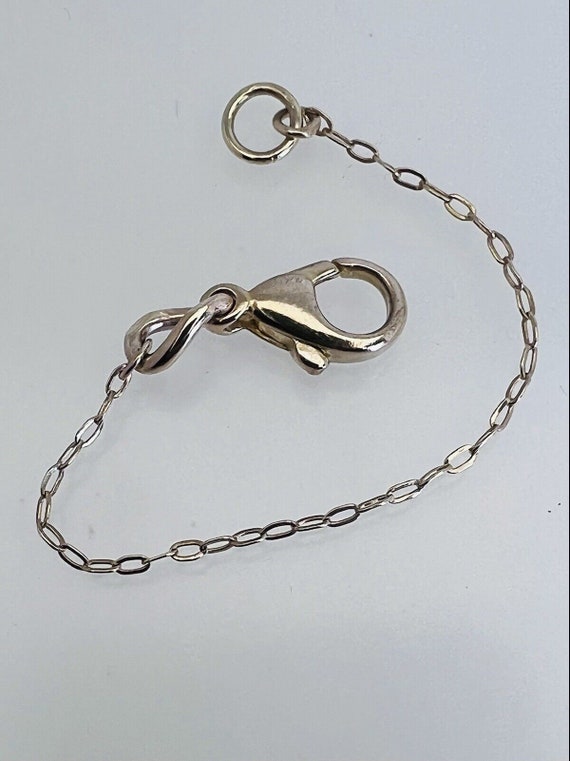 1986 Vintage 9ct Gold Vintage Safety Chain With Parrot Clasp - Etsy