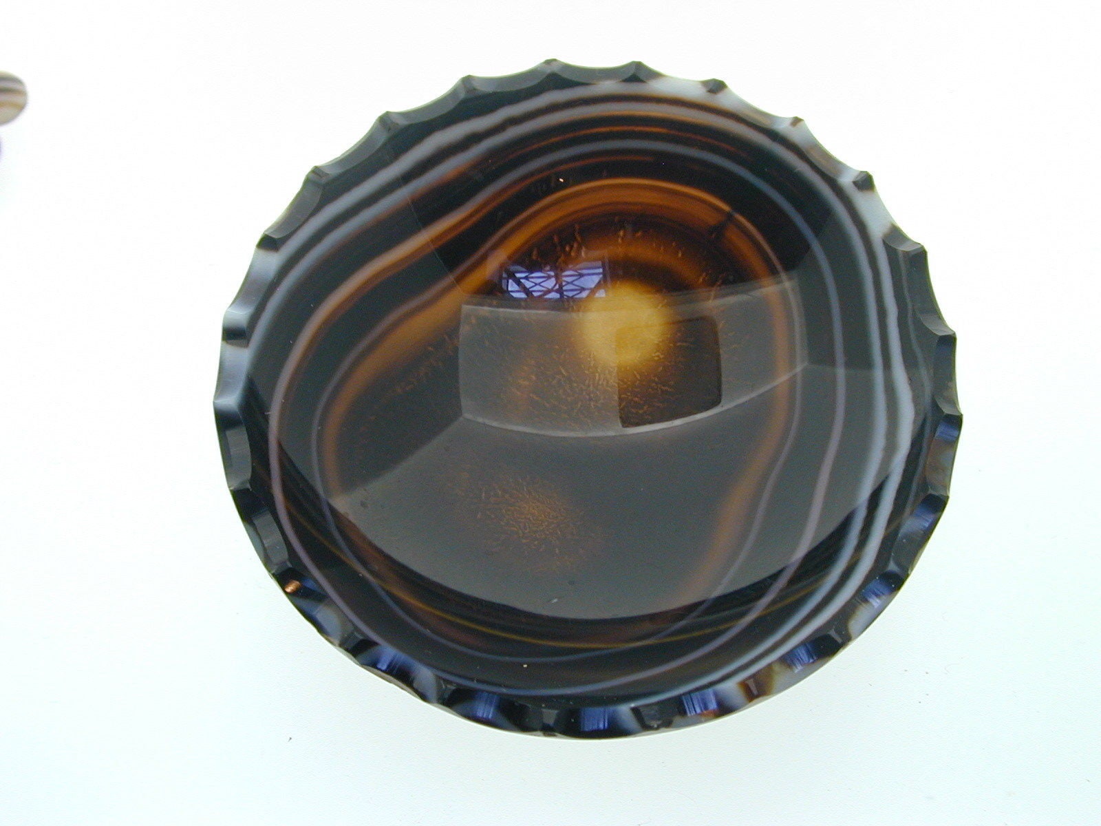 Collection banded agate bowl and cabochon stones different | Etsy