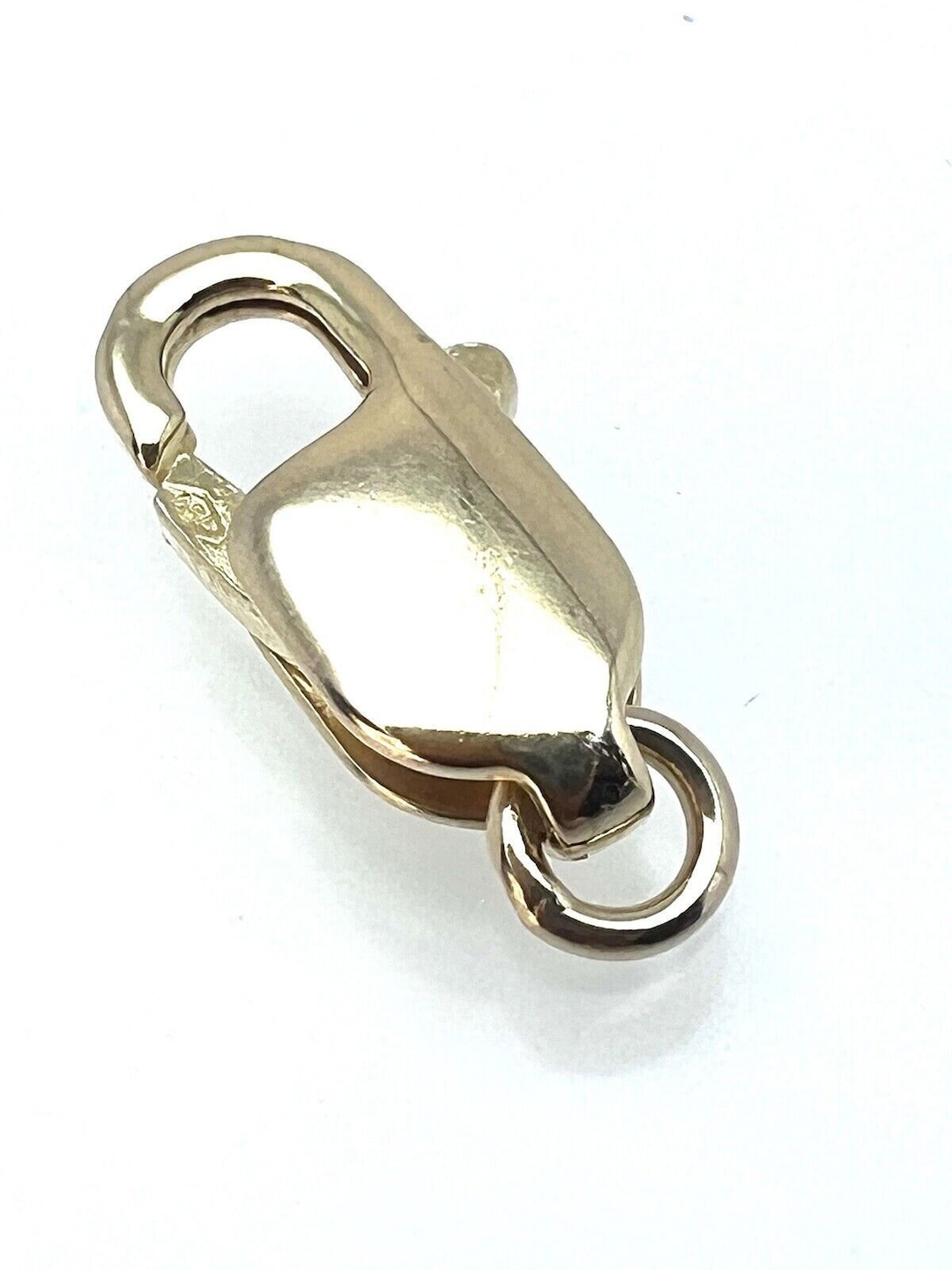 18ct Yellow Gold Large Lobster Claw Trigger Clasp 16.1mm 2.4 Grams "750 ...