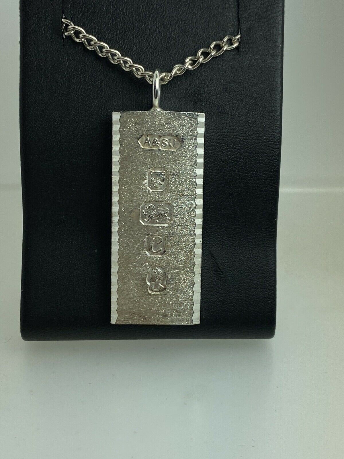 1977 Silver Ingot on a 24 Silver Chain Over 41.9 Grams Over 1 | Etsy