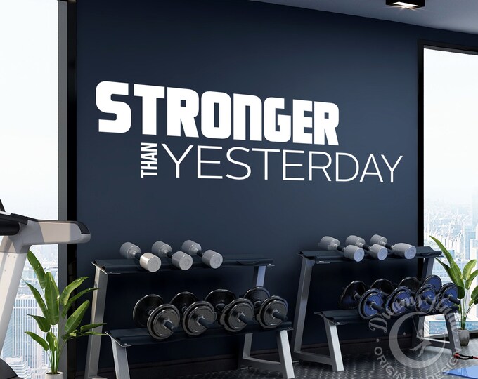 One More Rep Gym Quote Wall Decal Art Sticker Vinyl Home Decor Girls ...
