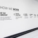 How We Work Wall Decal With Icons – Modern Company Principles, Office ...