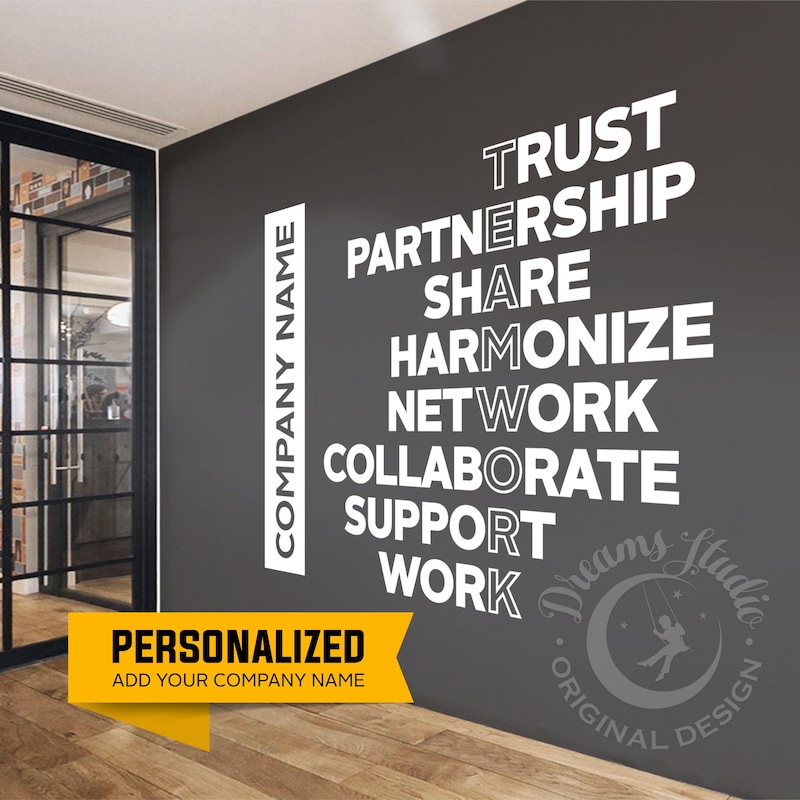 Work Wall Decal - Etsy