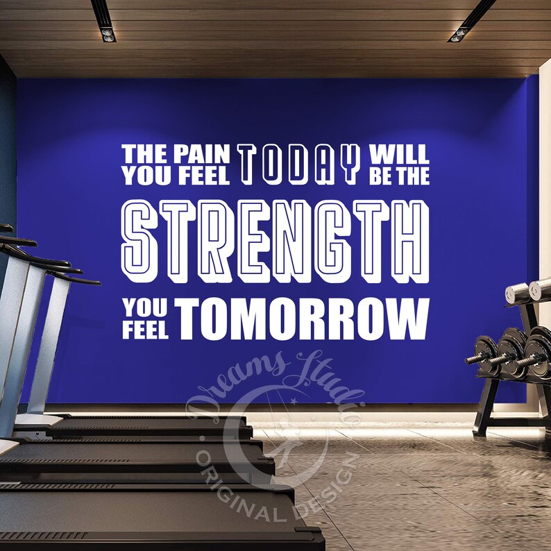 BIG GYM / FITNESS Decal for Window or Interior Workout Decal - Etsy