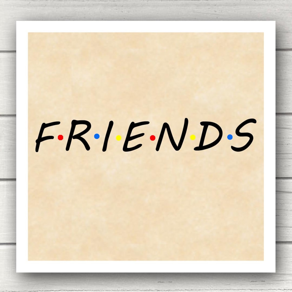 FRIENDS Word Search Trivia Greeting Card Any Occasion Tv - Etsy