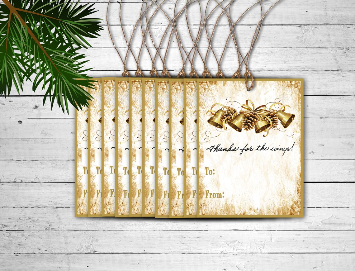 It's a Wonderful Life Gift Tags - Set of 10 - Thanks for the Wings ...