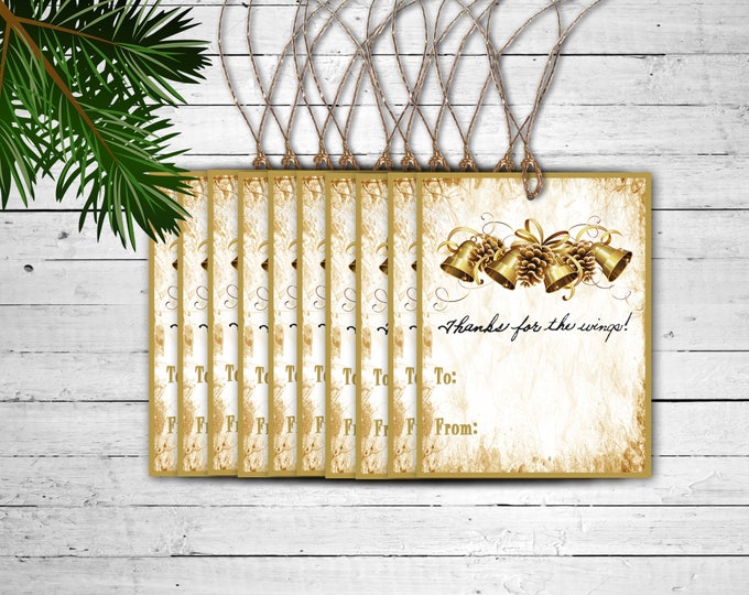 It's a Wonderful Life Gift Tags Set of 10 Thanks for - Etsy