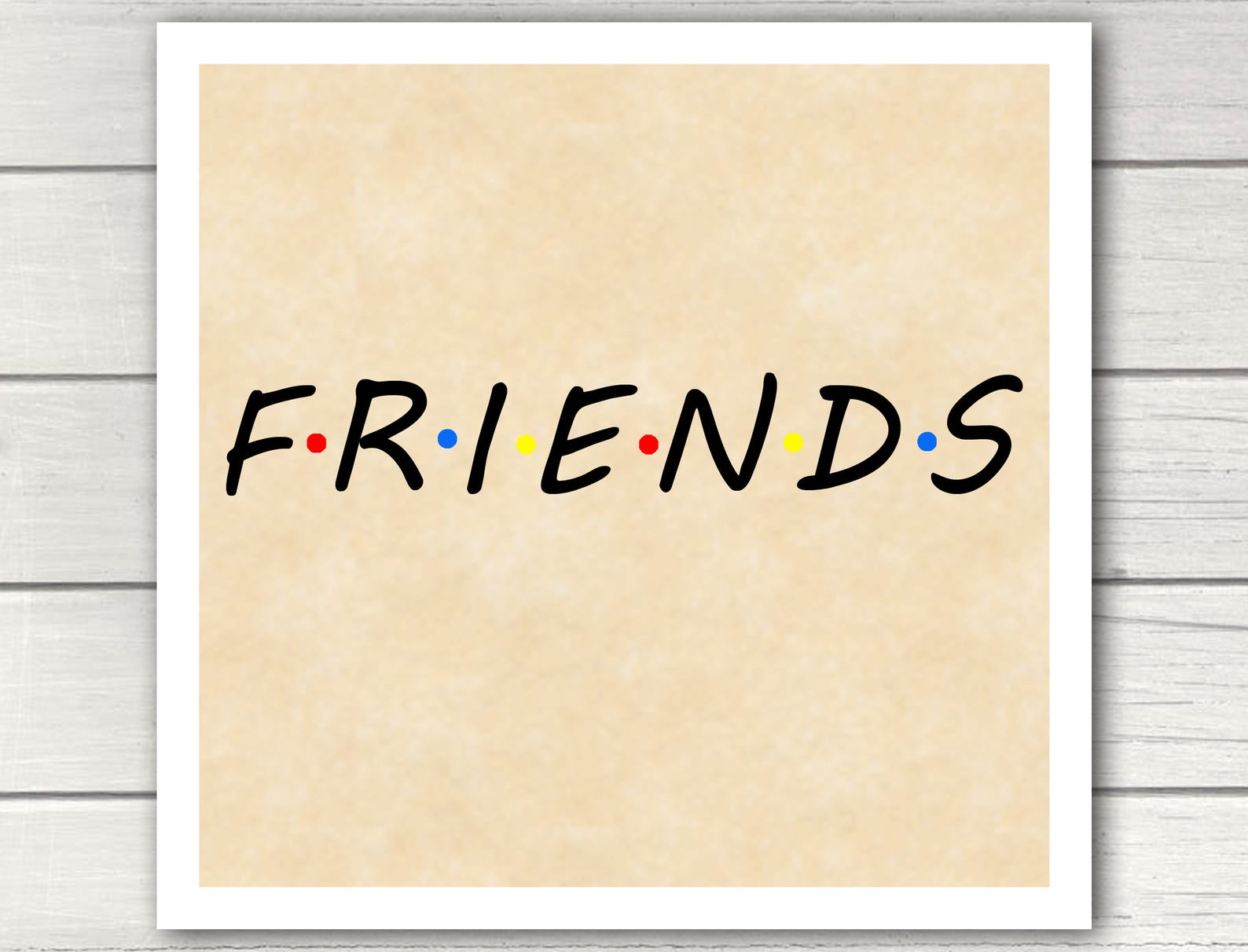 FRIENDS Word Search Trivia Greeting Card Any Occasion, Tv Show, - Etsy