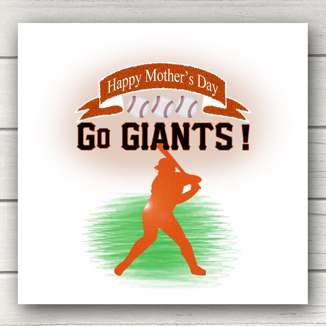 Mother's Day Card, San Francisco, SF Giants, Word Search, Trivia, Fun ...