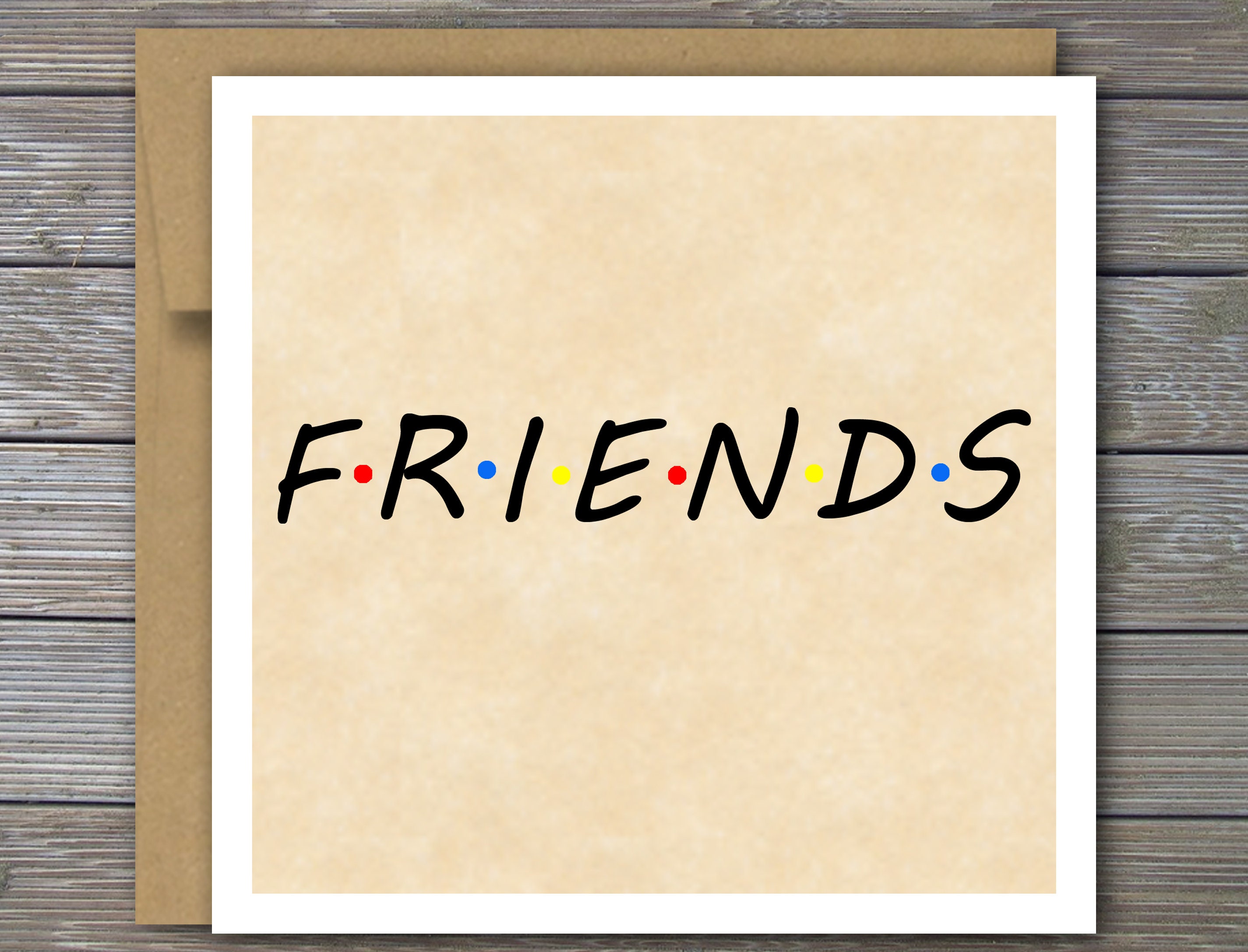 FRIENDS Word Search Trivia Greeting Card Any Occasion Tv - Etsy