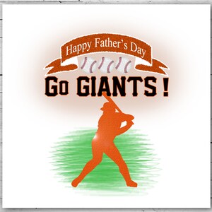 Father's Day Card, San Francisco, SF Giants, Word Search, Trivia, Fun ...