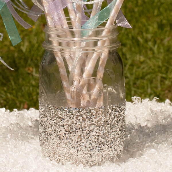 Glitter Mason Jar - Etsy