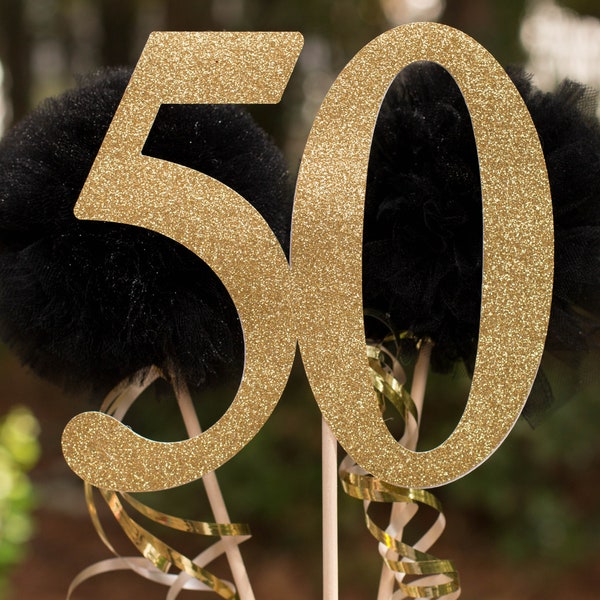 50th Centerpiece - Etsy