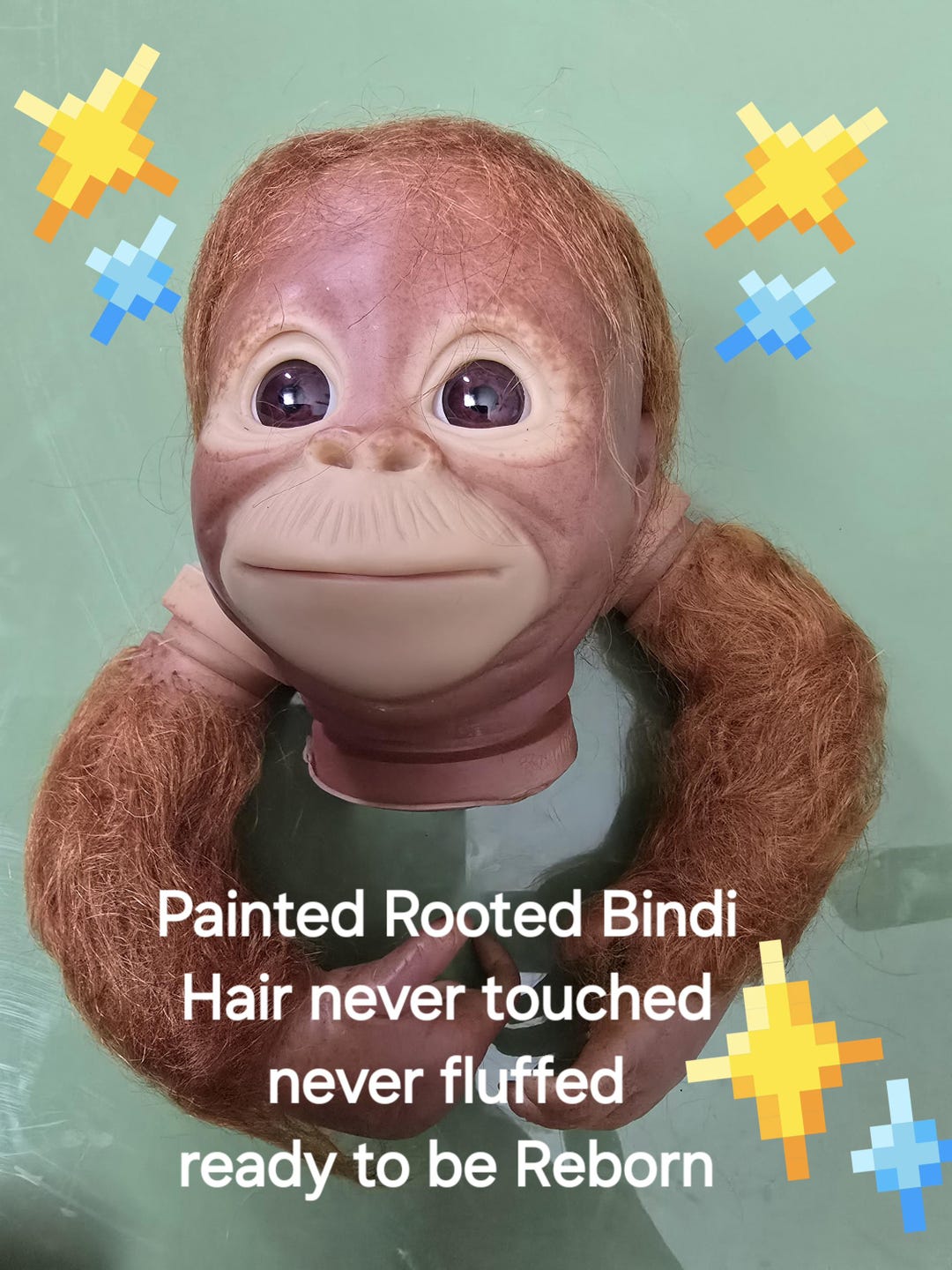 Famous Reborn Bindi. 16 Inch Reborn Baby Bindi Kit. Painted and Rooted ...