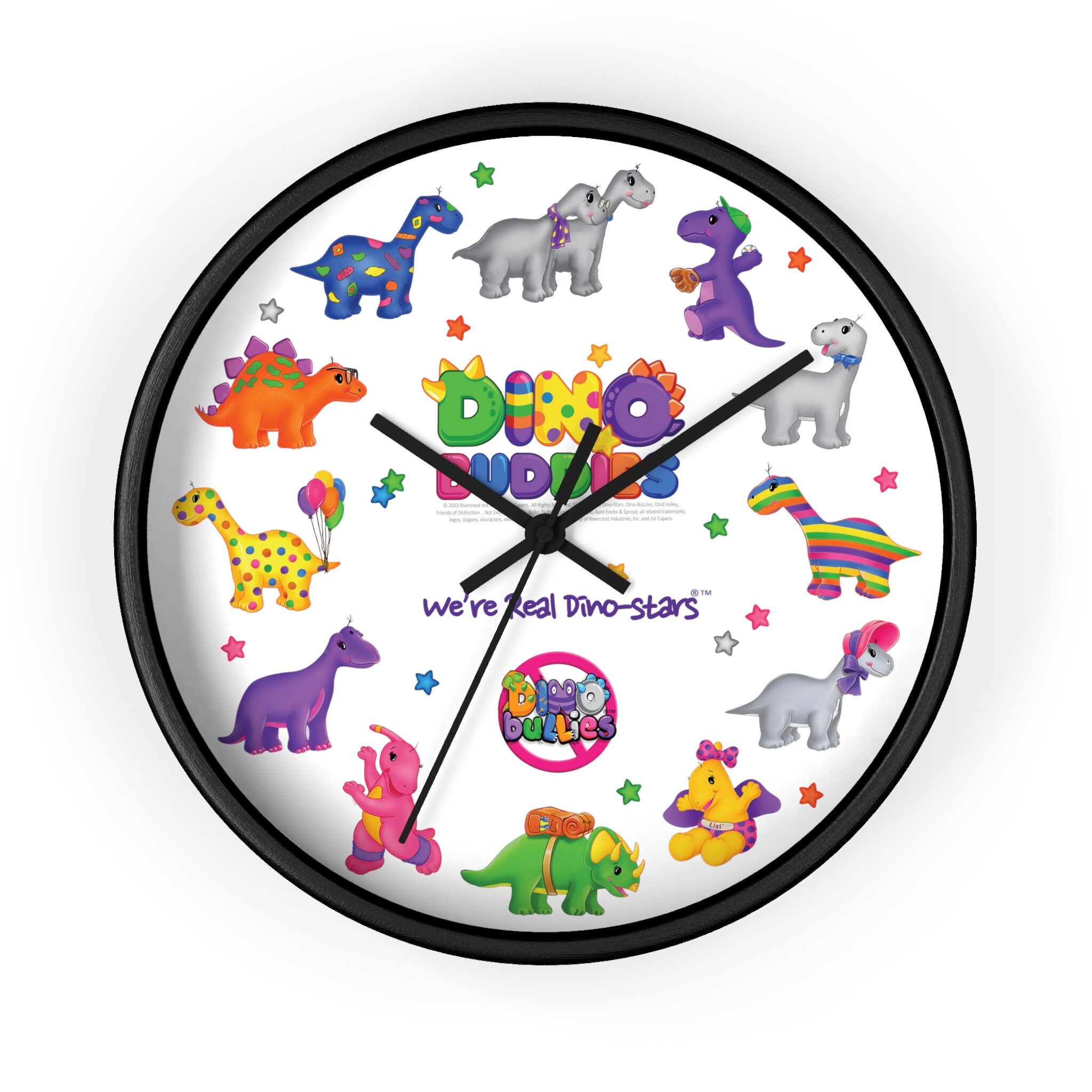DINO-BUDDIES® All the Dino-buddies® Wall Clock - Etsy