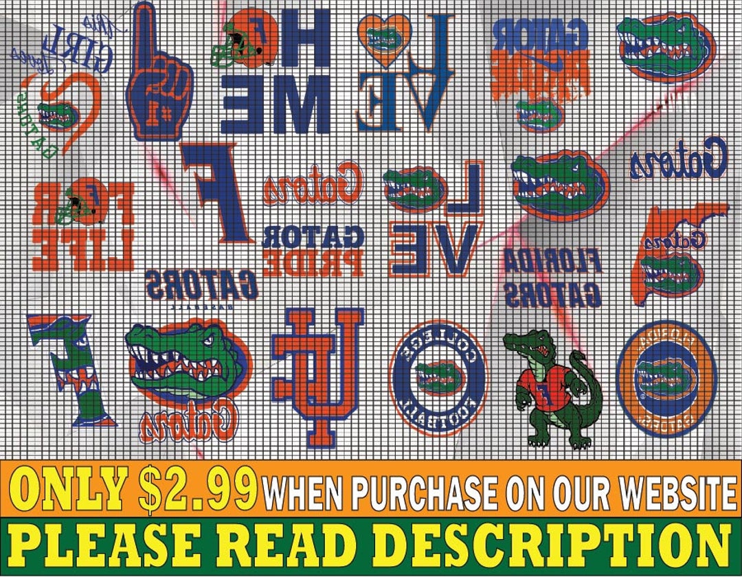 Gators-florida-gator-head Svg Gators-florida-gator-head - Etsy