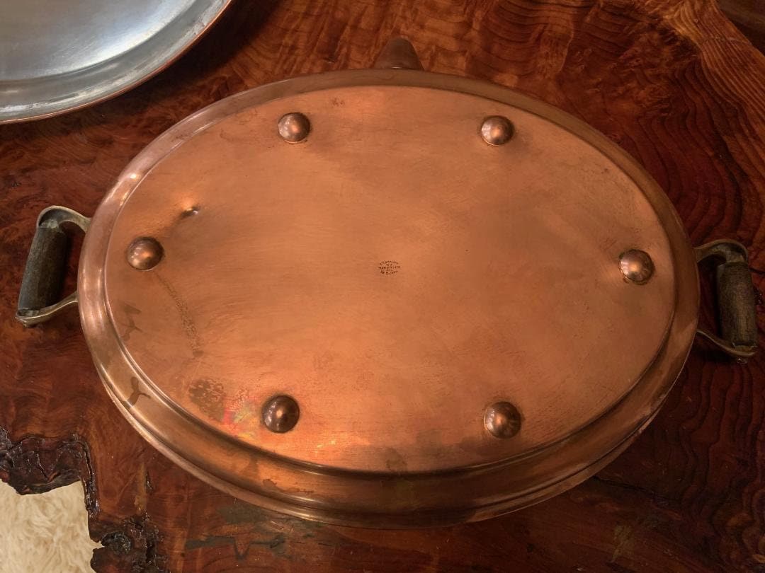 Antique Victorian Copper and Porcelain Chafing Dish - Etsy