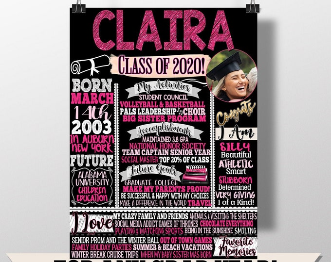Pink Graduation Party, Girl Graduation Ideas, Class of 2024 Gift ...