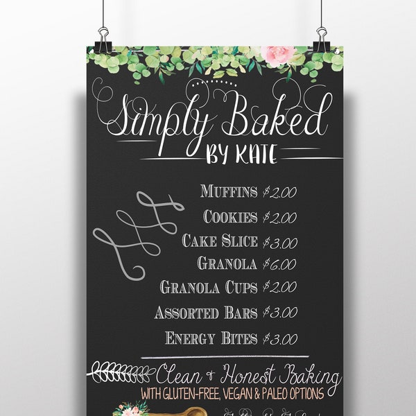 Bakery Chalkboard - Etsy