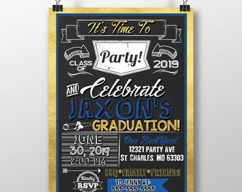 Mini Graduation Invitations No Photo Graduation Trading Cards - Etsy